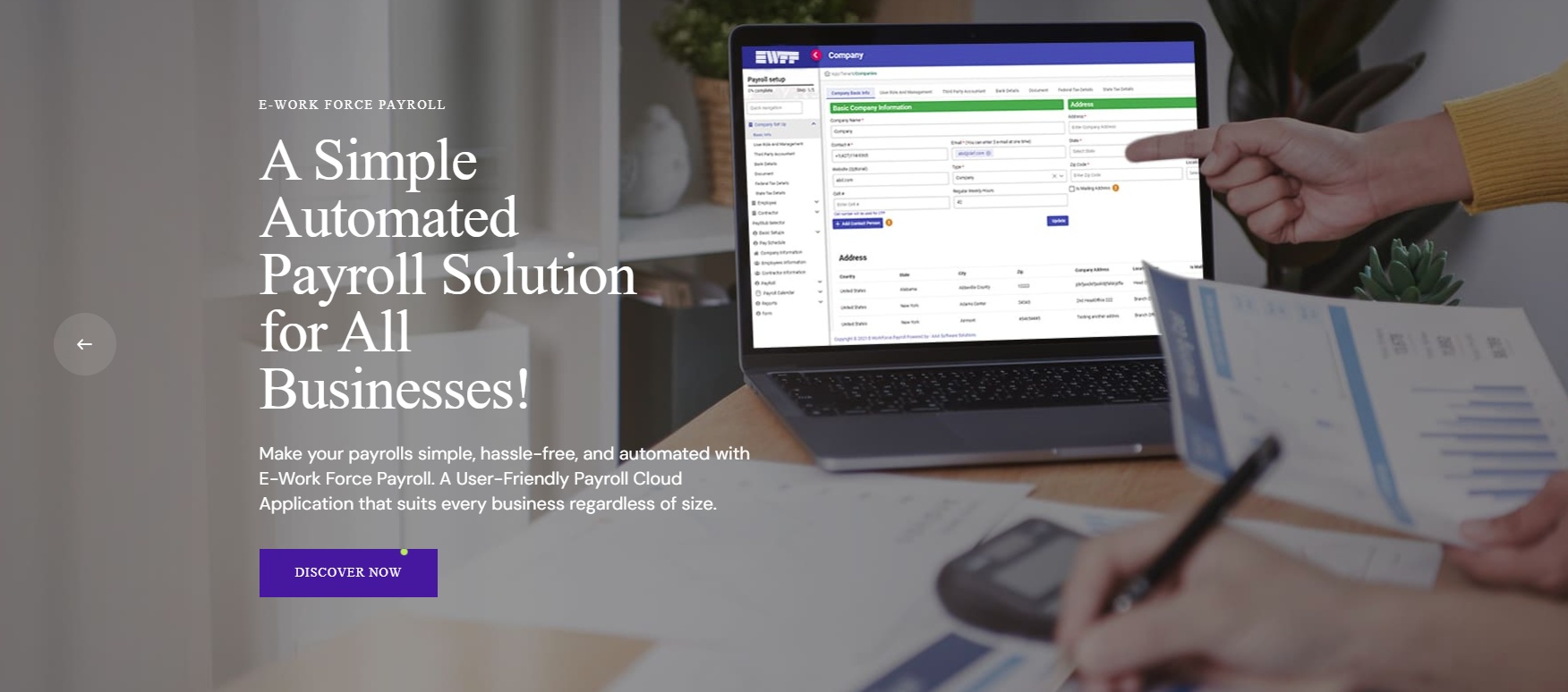Privacy Policy - Ework Force Payroll